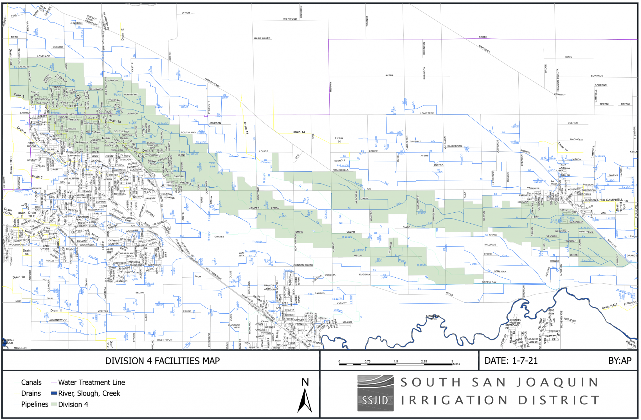 Irrigation Management Division Maps – SSJID